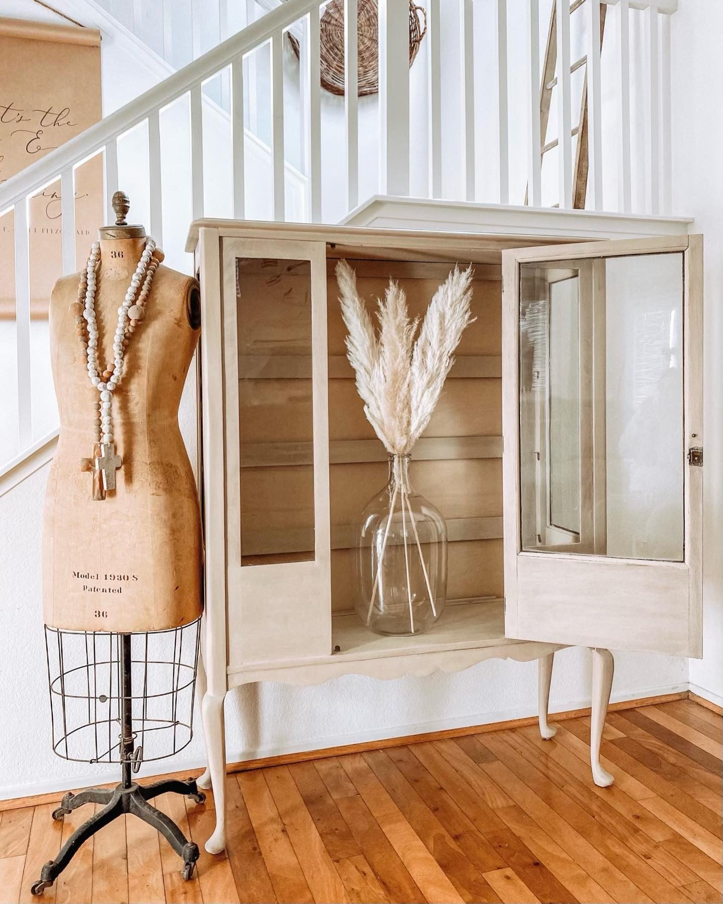 Retique It French Beige Couture Cabinet
