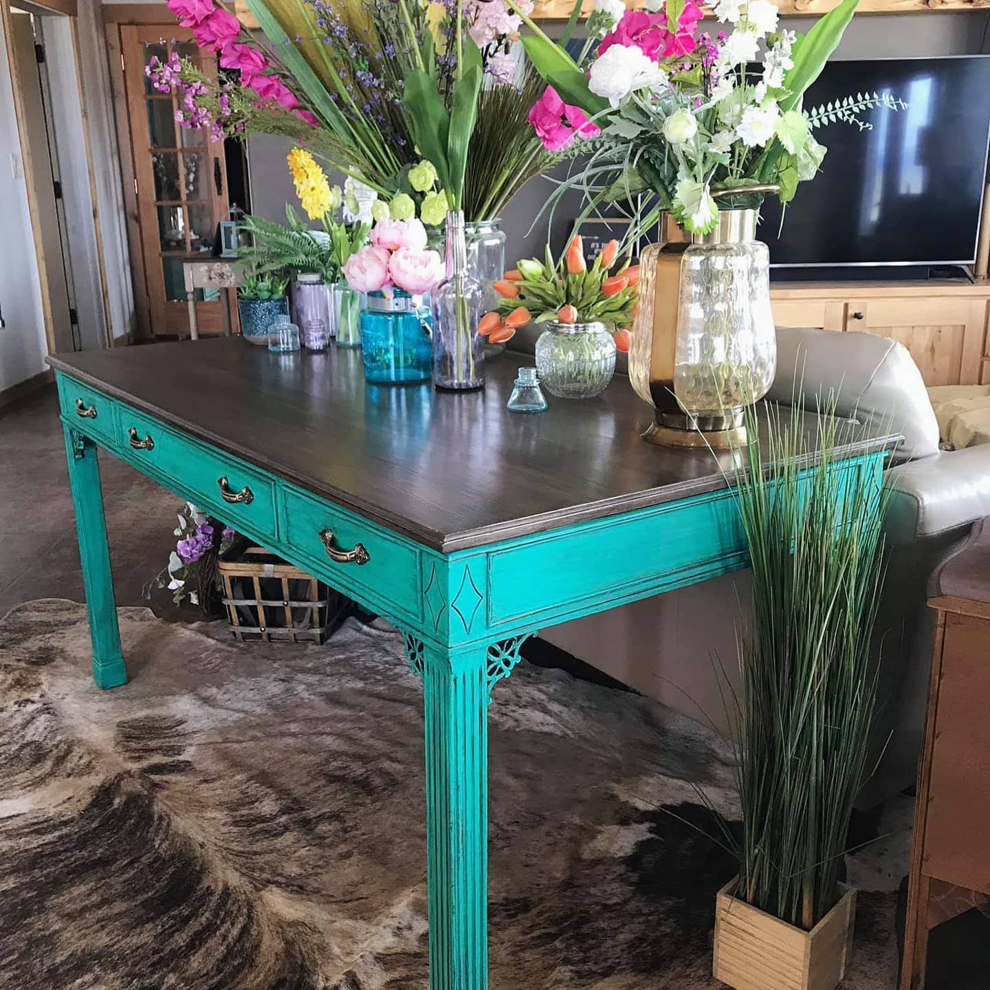 Retique It Malachite Table