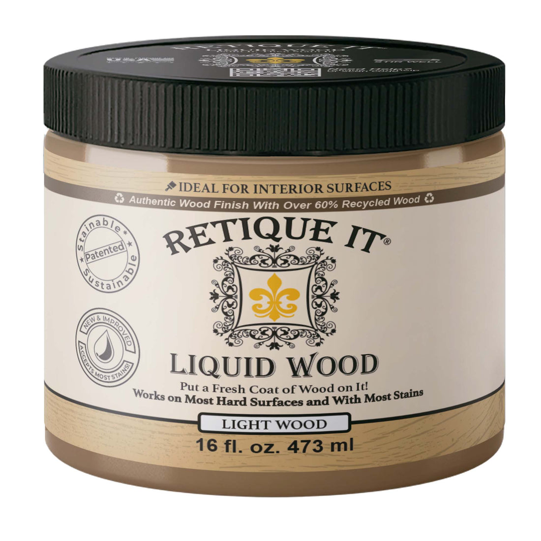 Retique It Liquid Wood - Light Wood Half Pint (8oz) - Paint It Then ...