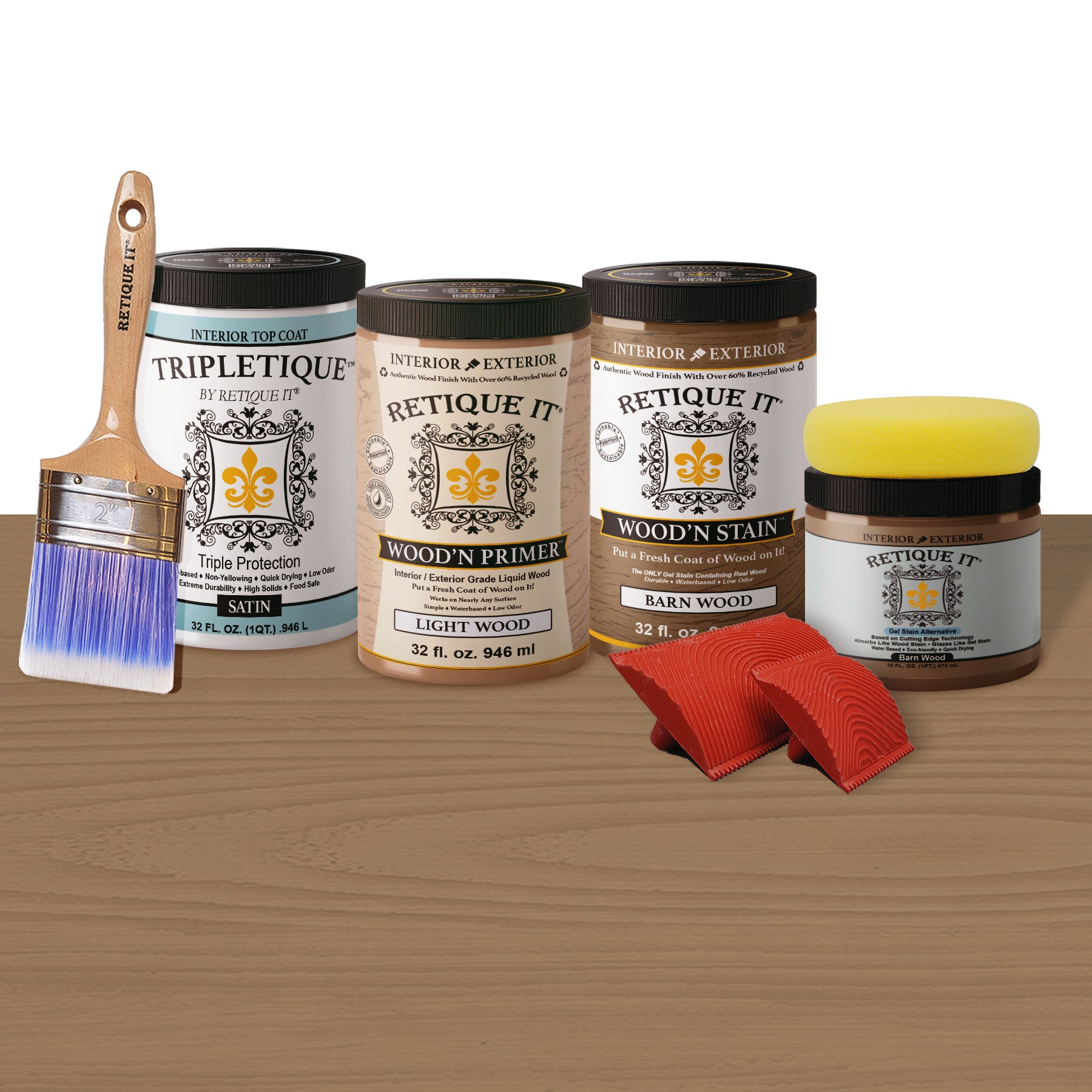 Multi-purpose Wood'n Kit (Large) - Barn Wood - Interior Top Coat