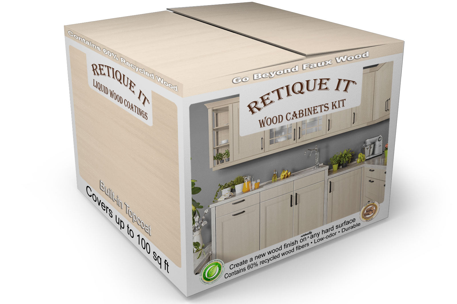 Wood'n Finish Cabinet Kit (Smooth) - White Oak | Retique It® Shop