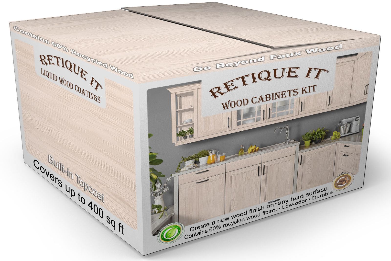 Wood'n Finish Cabinet Kit (Grained) - White Oak | Retique It® Shop