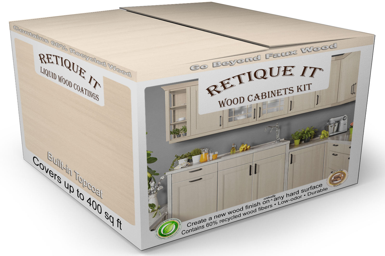 Wood'n Finish Cabinet Kit (Smooth) - White Oak | Retique It® Shop