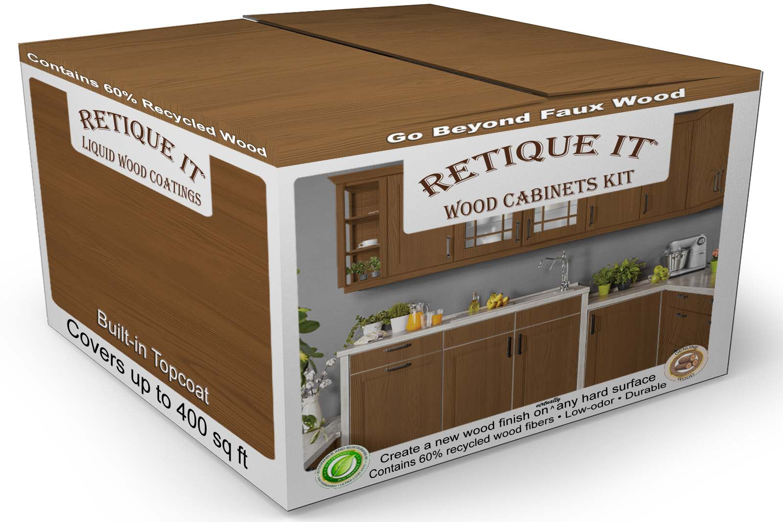 Wood'n Finish Cabinet Kit (Grained) - Vintage Cherry | Retique It® Shop
