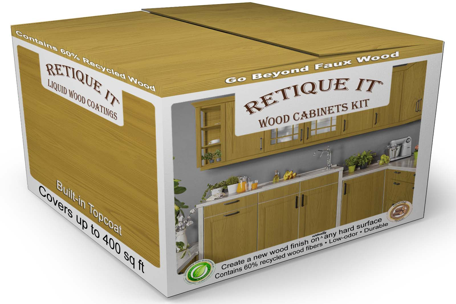 Wood'n Finish Cabinet Kit (Grained) - Old Oak | Retique It® Shop