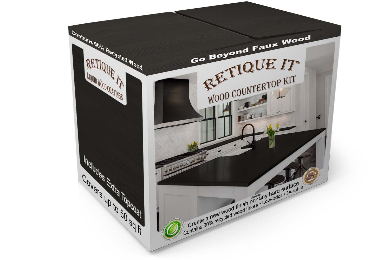 Wood'n Finish Kitchen Island Countertop Kit - Drift Wood | Retique It® Shop