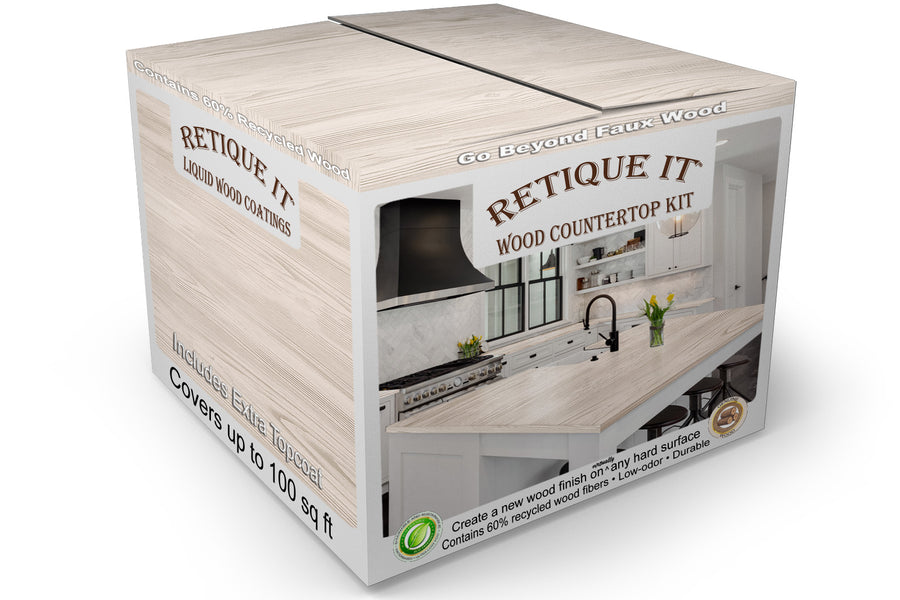 Wood'n Finish Full Kitchen Countertop Kit - White Oak | Retique It® Shop