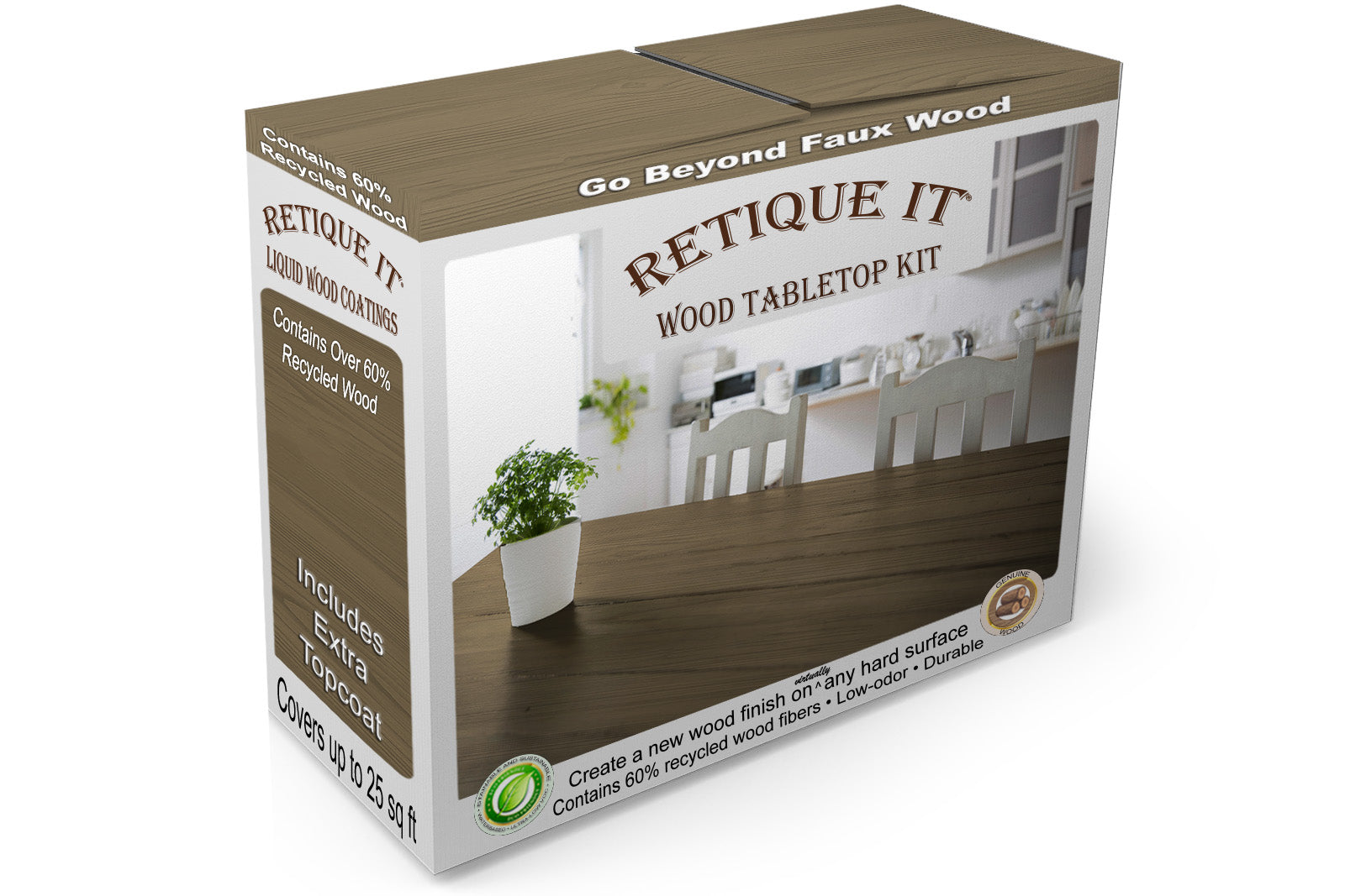 Wood'n Finish Tabletop Kit - Black Walnut | Retique It® Shop