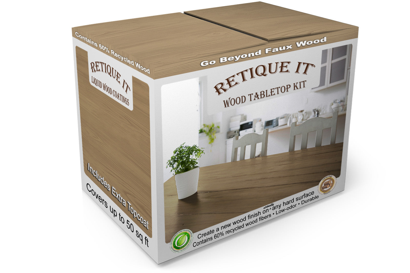 Wood'n Finish Tabletop Kit - Barn Wood | Retique It® Shop