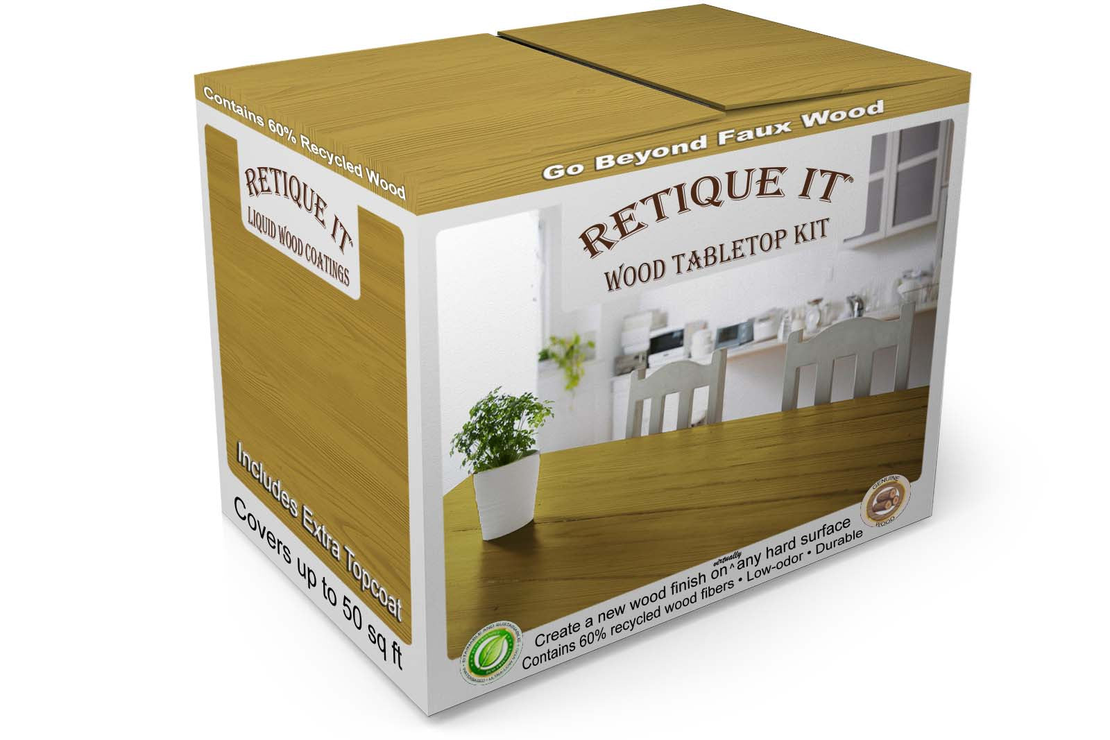 Wood'n Finish Tabletop Kit - Old Oak | Retique It® Shop