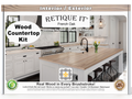 Wood'n Finish Kitchen Island Countertop Kit - French Oak | Retique It® Shop