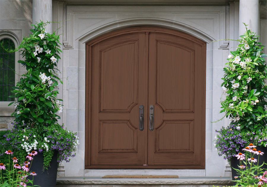 Wood'n Finish Front Door Kit (Double) - Dark Oak | Retique It®