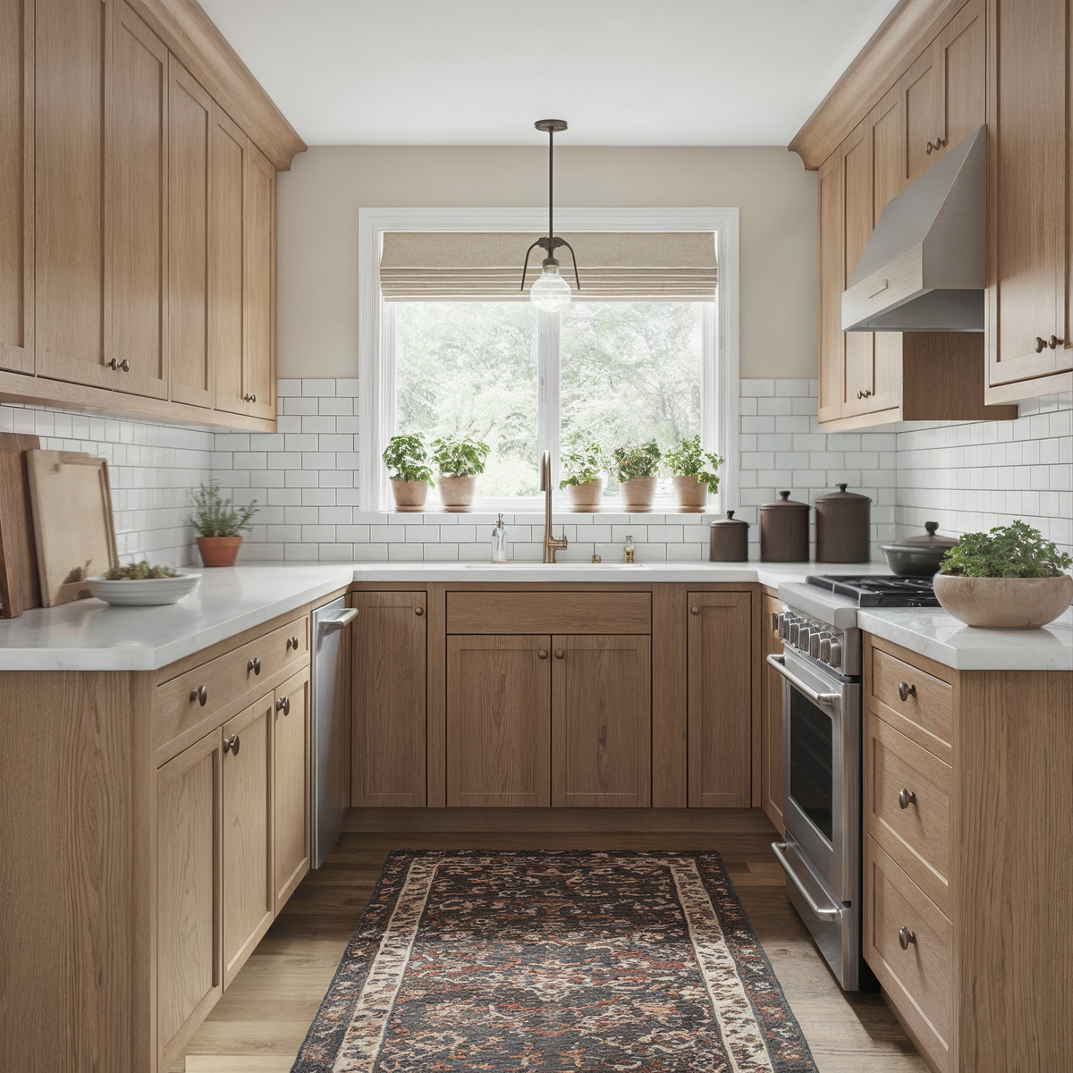 Wood'n Cabinet Kit (12 Door / Grained) - Pickled Oak | Retique It®