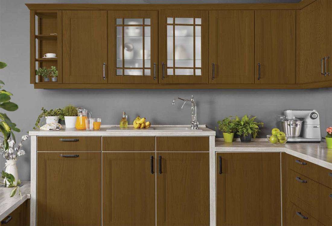 Wood'n Finish Cabinet Kit (Grained) - Pecan | Retique It® Shop