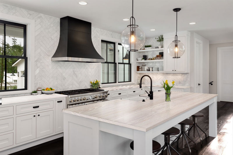 Wood'n Finish Kitchen Island Countertop Kit - White Wash | Retique It® Shop