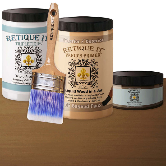 Wood'n Finish Cabinet Kit (Smooth) - Black Walnut | Retique It® Shop