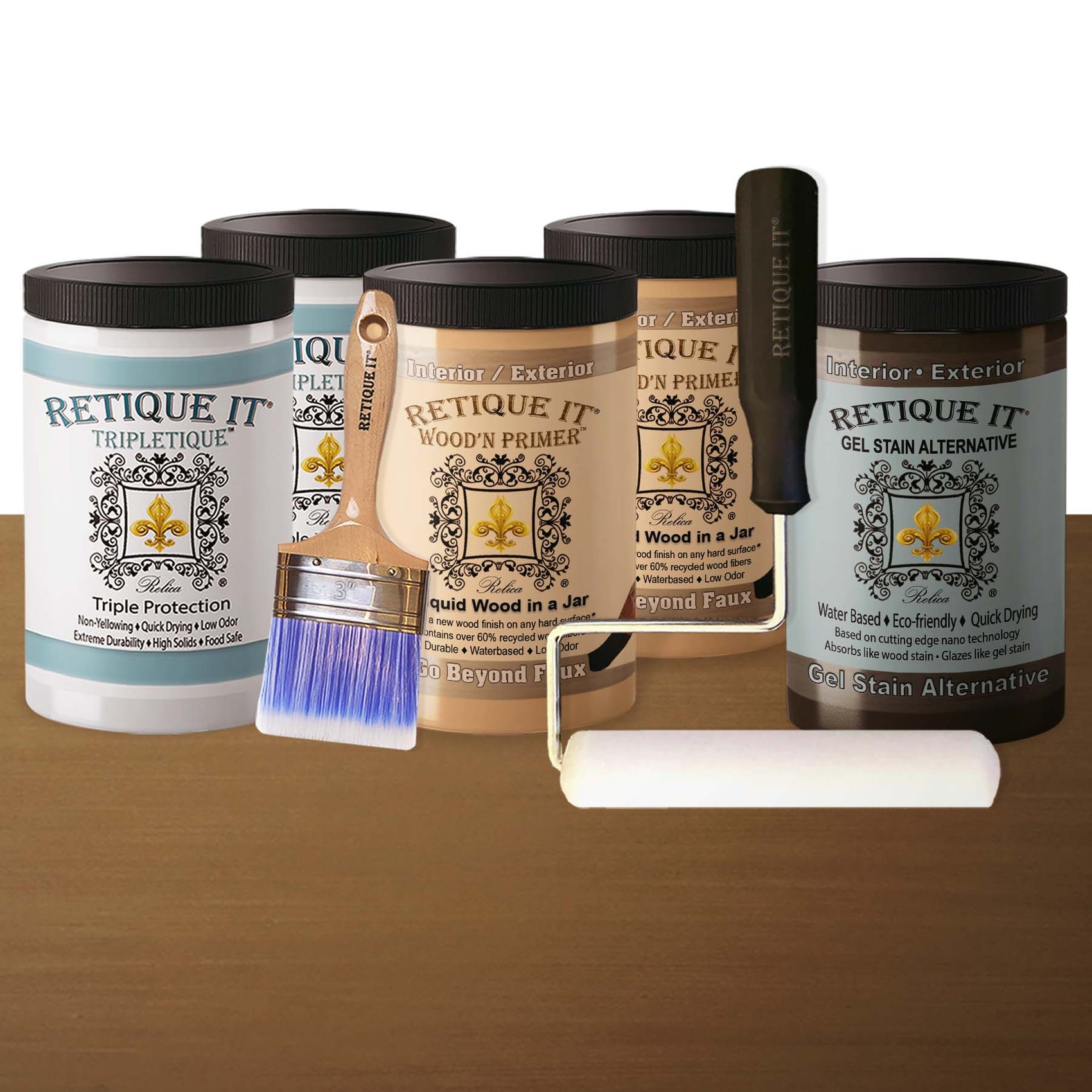 Wood'n Finish Cabinet Kit (Smooth) - Black Walnut | Retique It® Shop