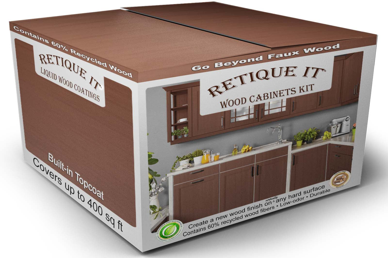 Wood'n Finish Cabinet Kit (Smooth) - Red Mahogany | Retique It® Shop