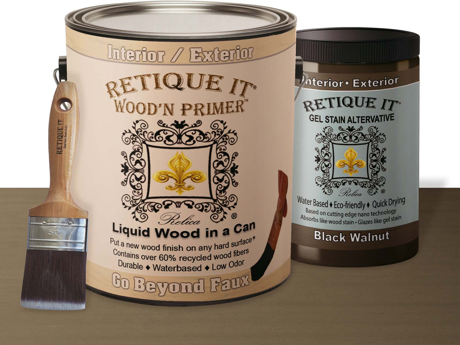 Wood'n Finish Cabinet Kit (Smooth) - Black Walnut | Retique It® Shop