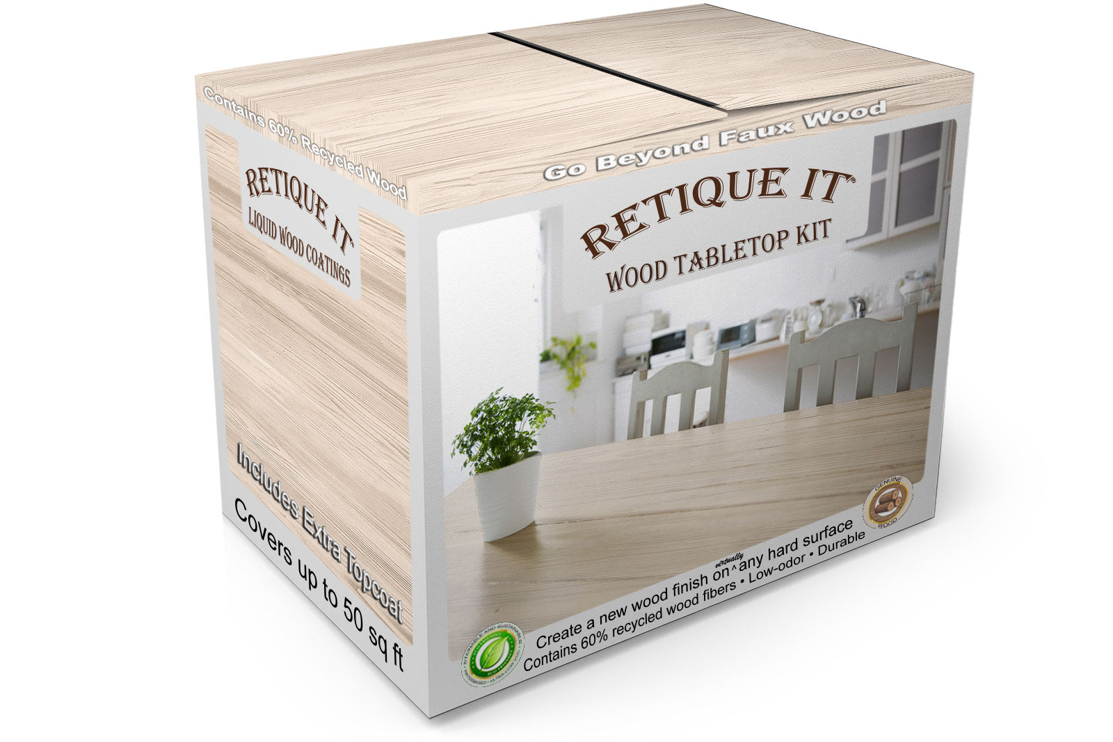 Wood'n Finish Tabletop Kit - White Oak | Retique It® Shop