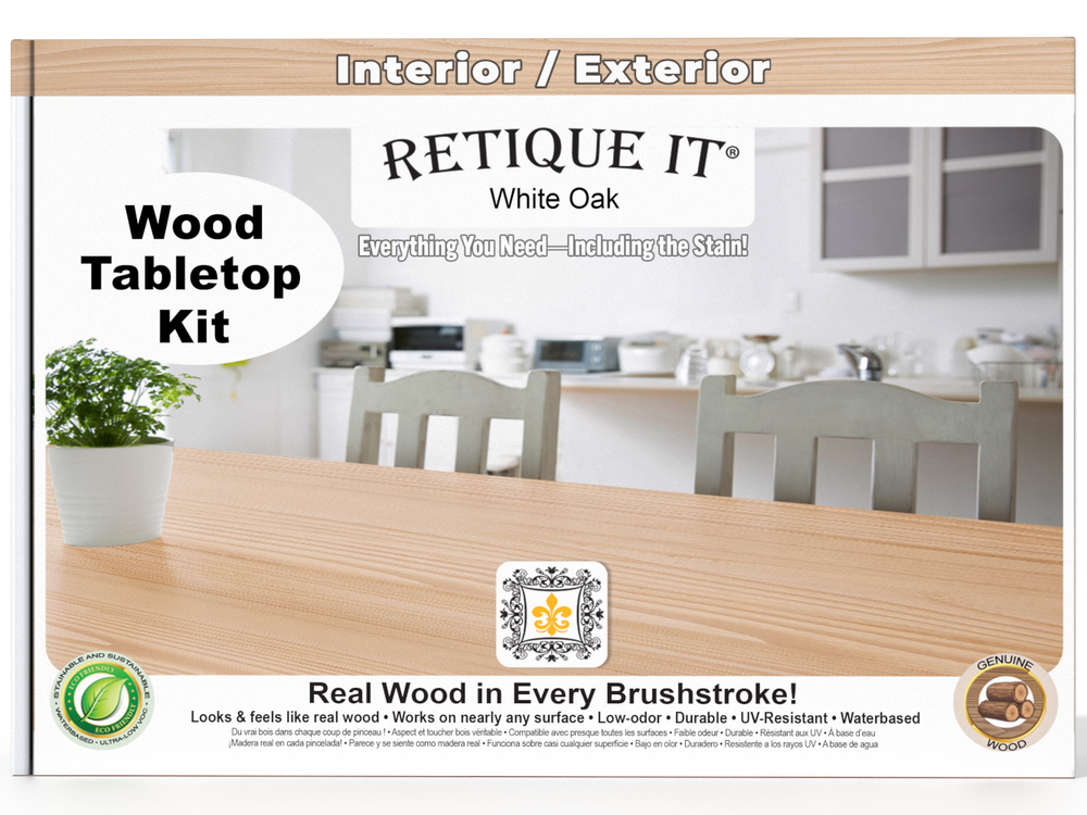 Wood'n Finish Tabletop Kit - White Oak | Retique It® Shop