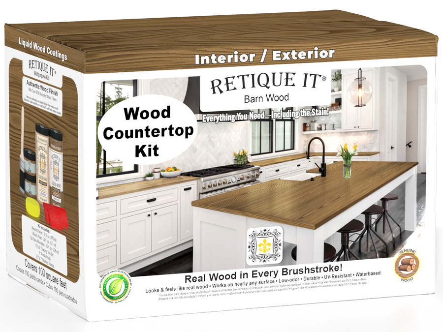 Countertop Kit - Full Kitchen - Barn Wood | Retique It®