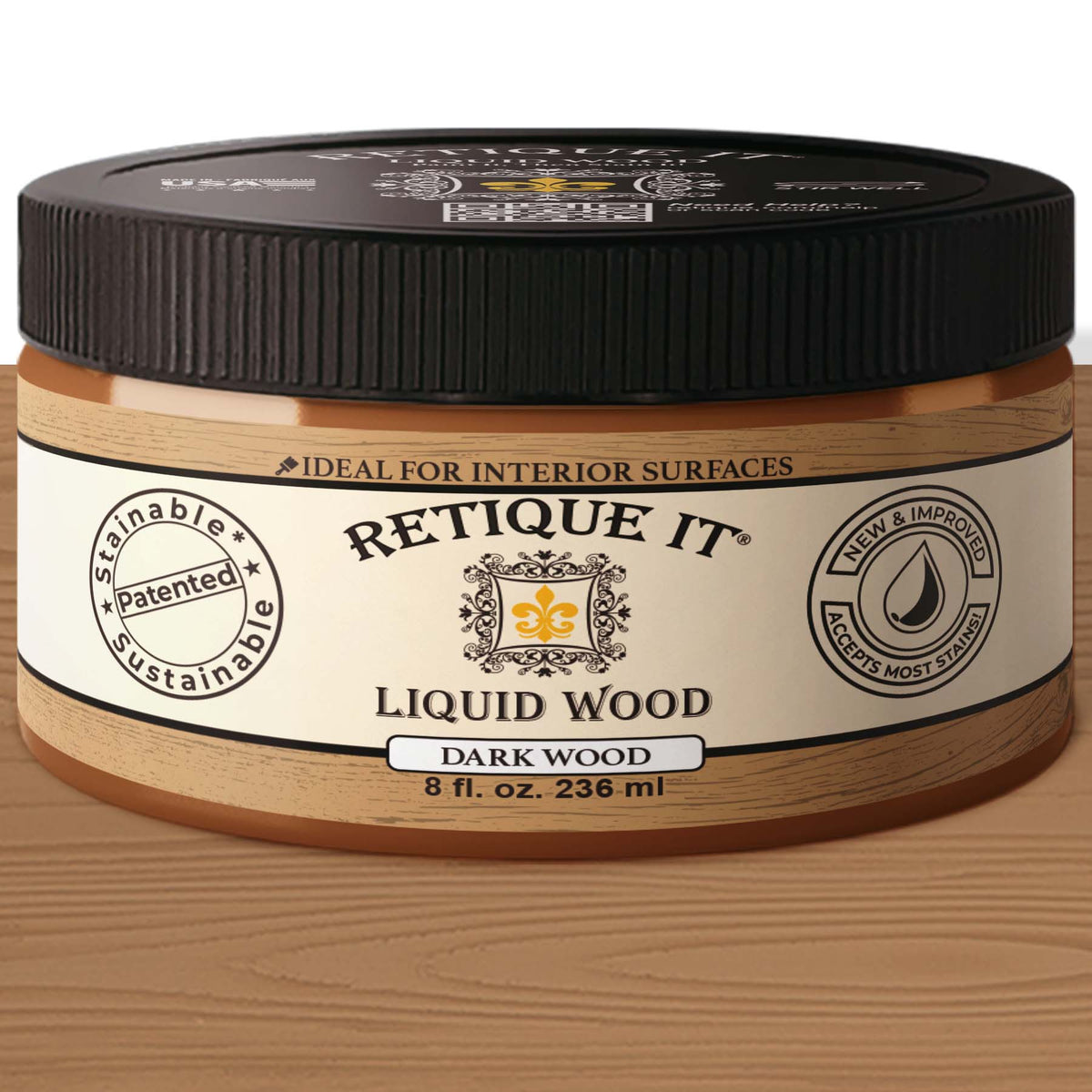 Retique It Liquid Wood - Light Wood Half Pint (8oz) - Paint It Then ...