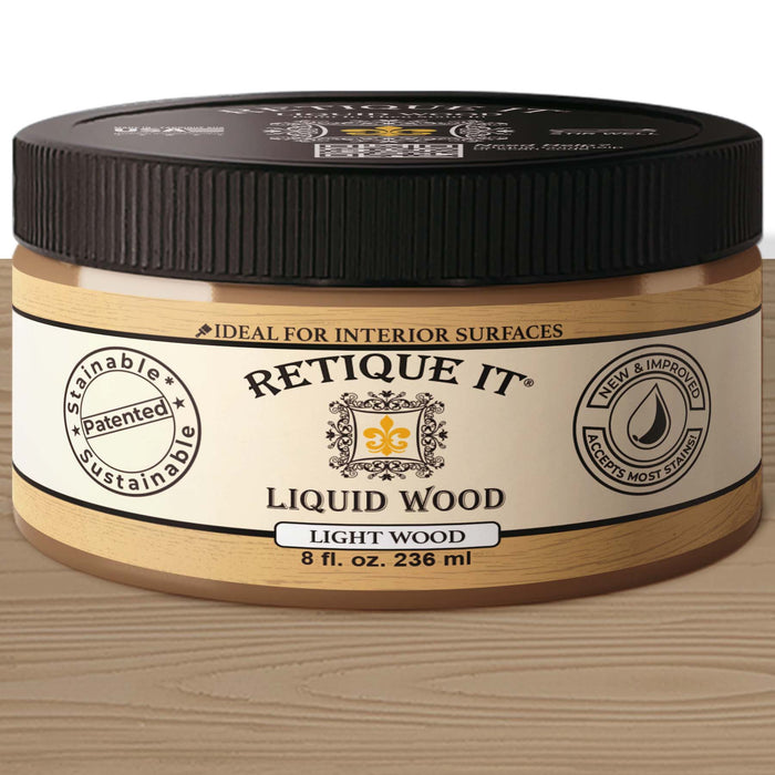 Retique It Liquid Wood - Light Wood Half Pint (8oz) - Paint It Then ...