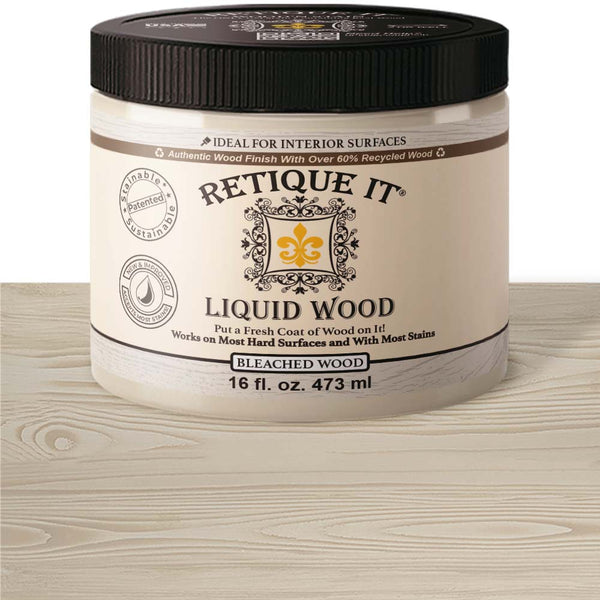 Retique It Liquid Wood - Bleached Wood Half Pint (8oz) - Paint It Then ...