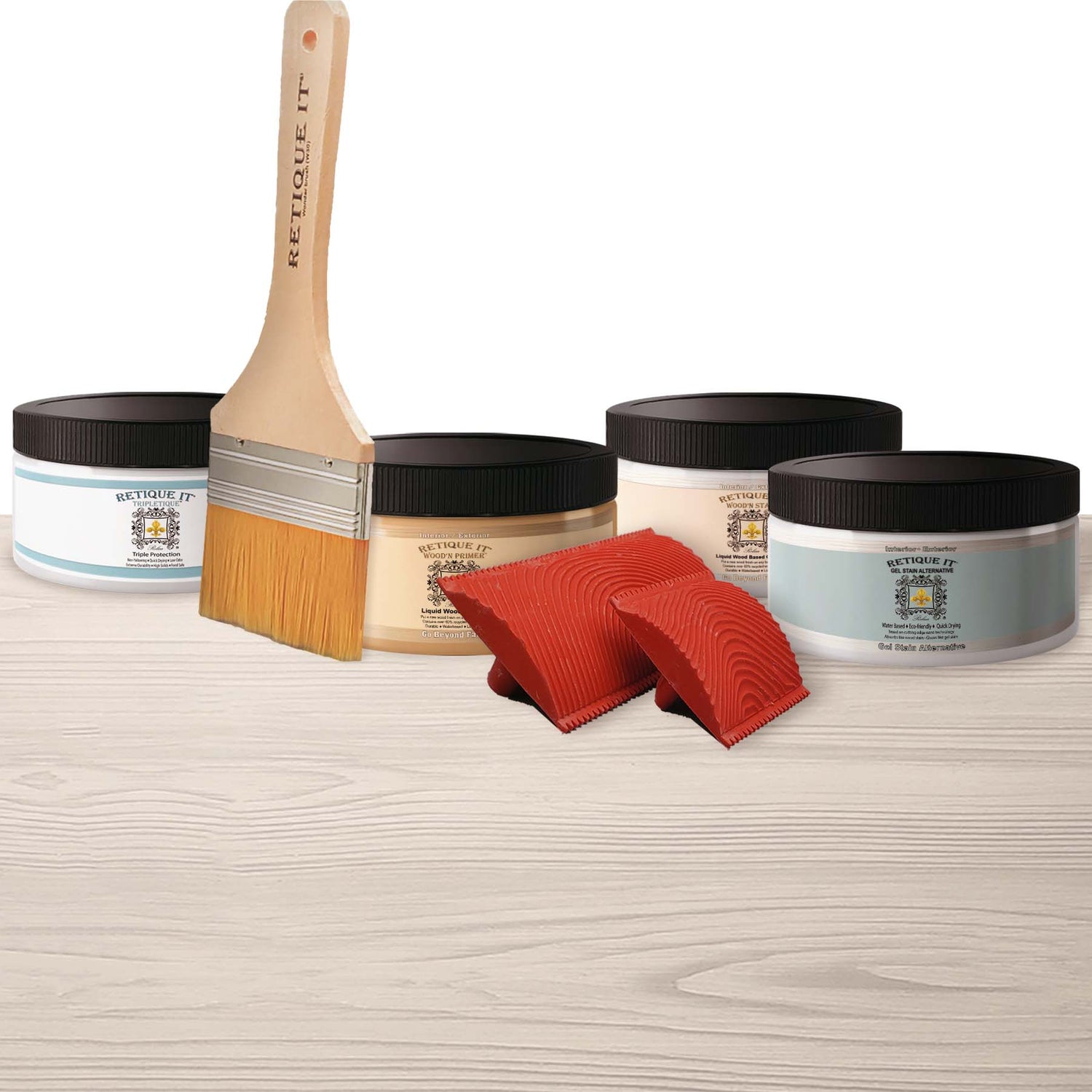 Wood'n Finish Tabletop Kit - White Wash | Retique It® Shop