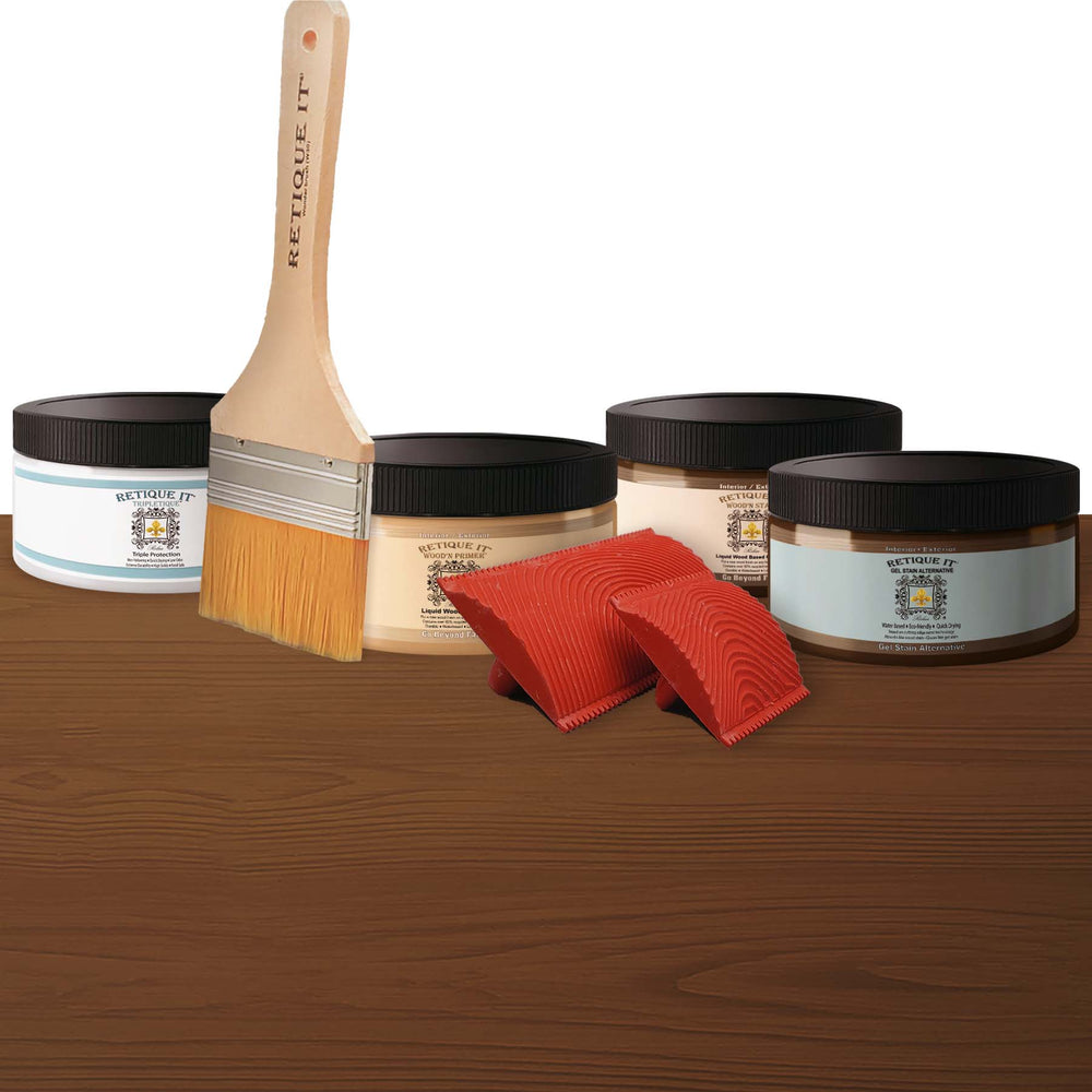 Wood'n Finish Tabletop Kit - Dark Oak | Retique It® Shop