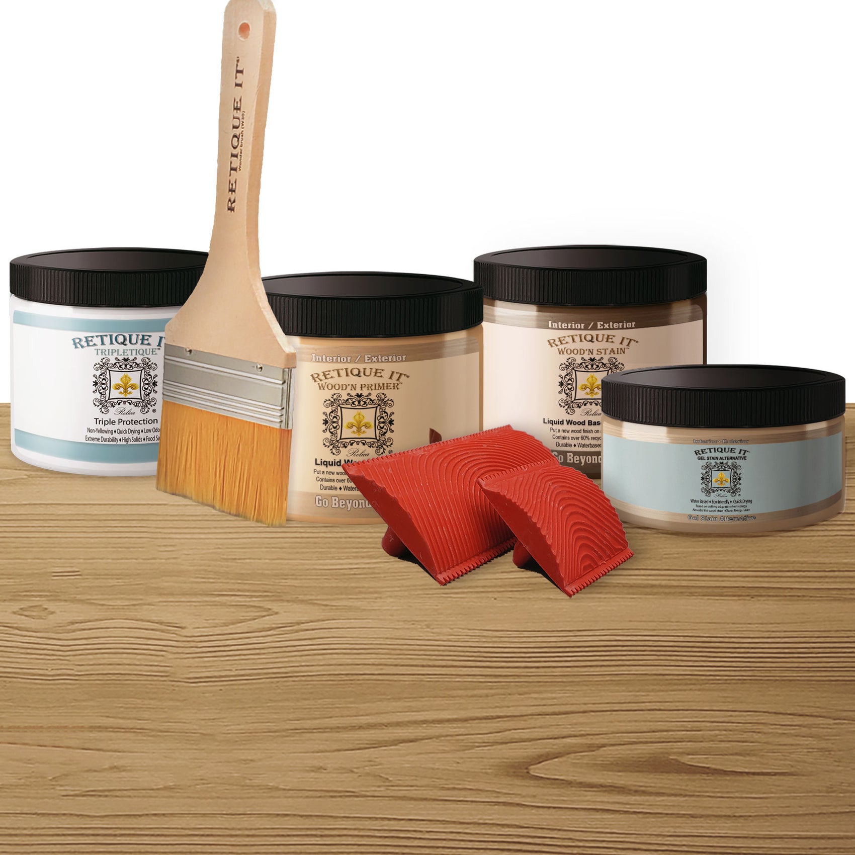 Wood'n Finish Full Kitchen Countertop Kit - Barn Wood | Retique It® Shop