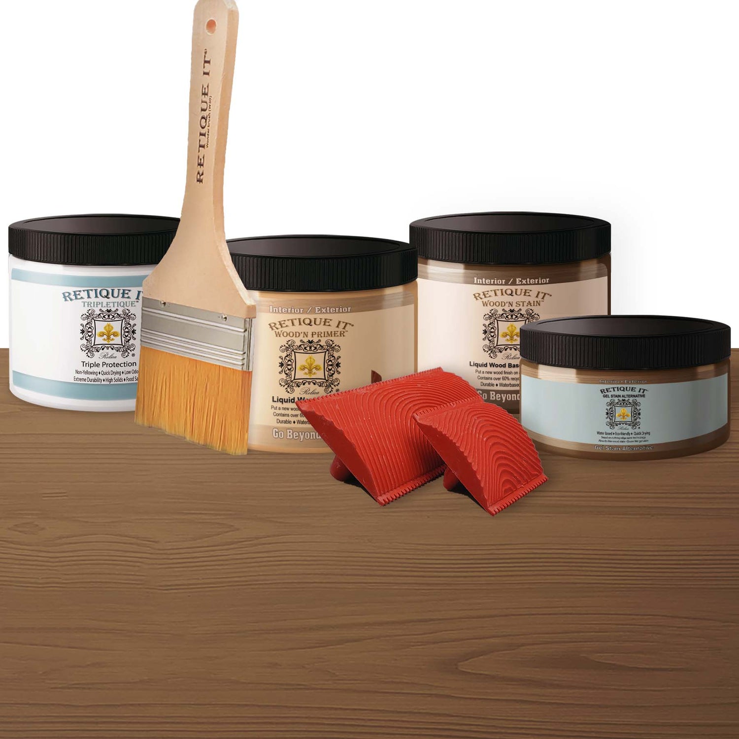 Wood'n Finish Kitchen Island Countertop Kit - Barn Wood | Retique It® Shop