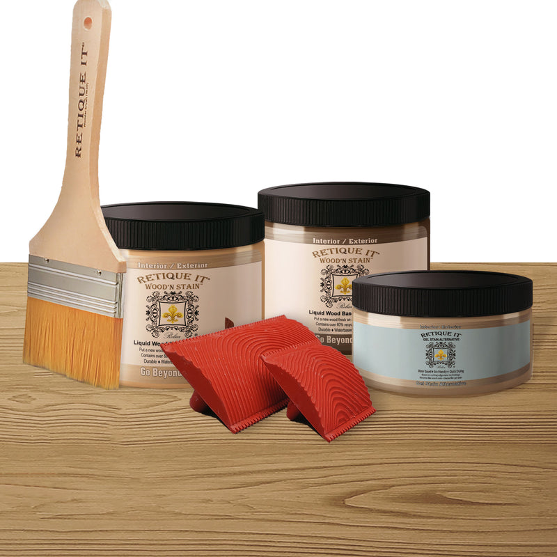 Wood'n Finish Full Kitchen Countertop Kit - Barn Wood | Retique It® Shop