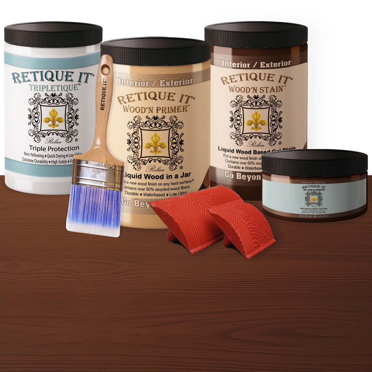 Wood'n Finish Tabletop Kit - Java | Retique It® Shop