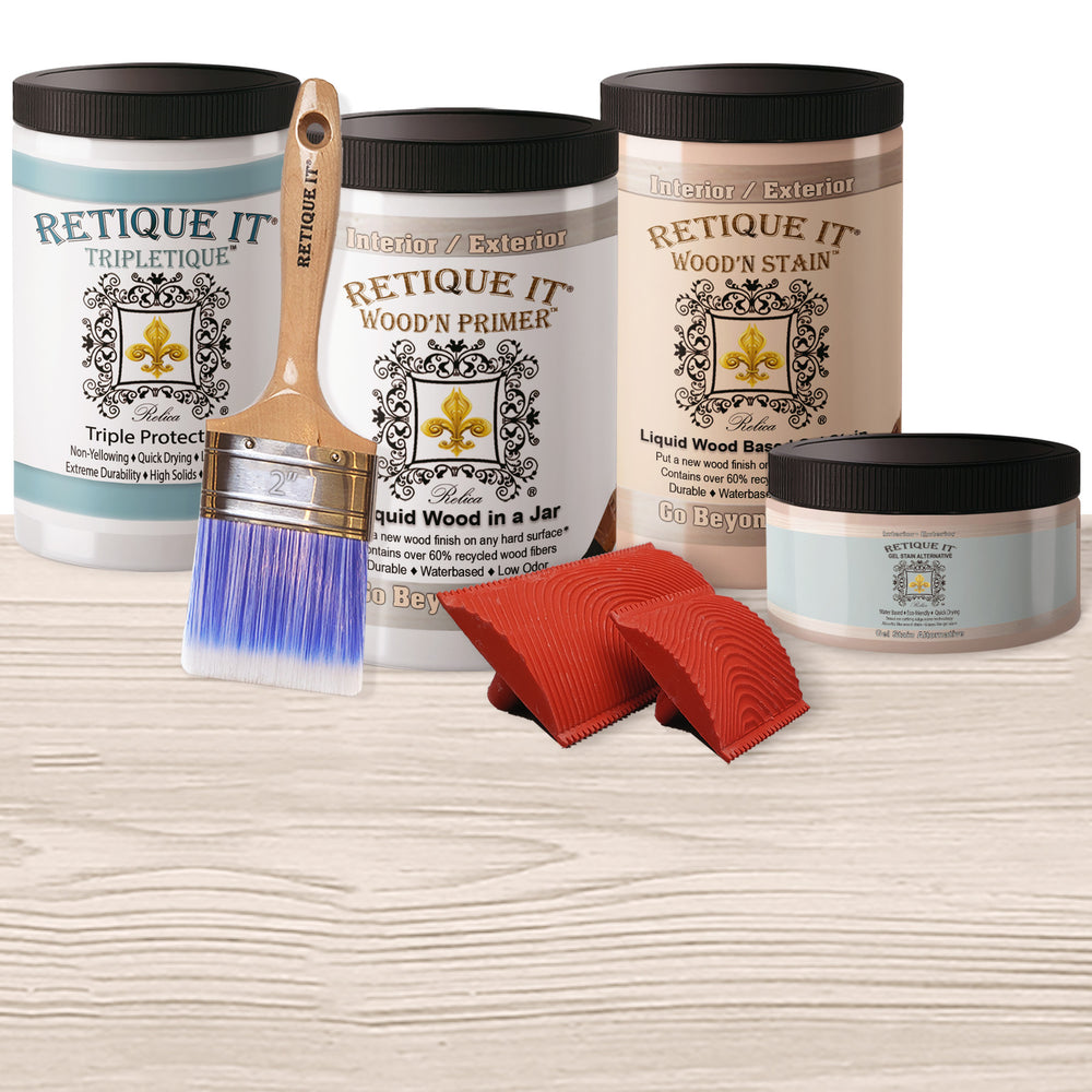 Wood'n Finish Kitchen Island Countertop Kit - White Oak | Retique It® Shop