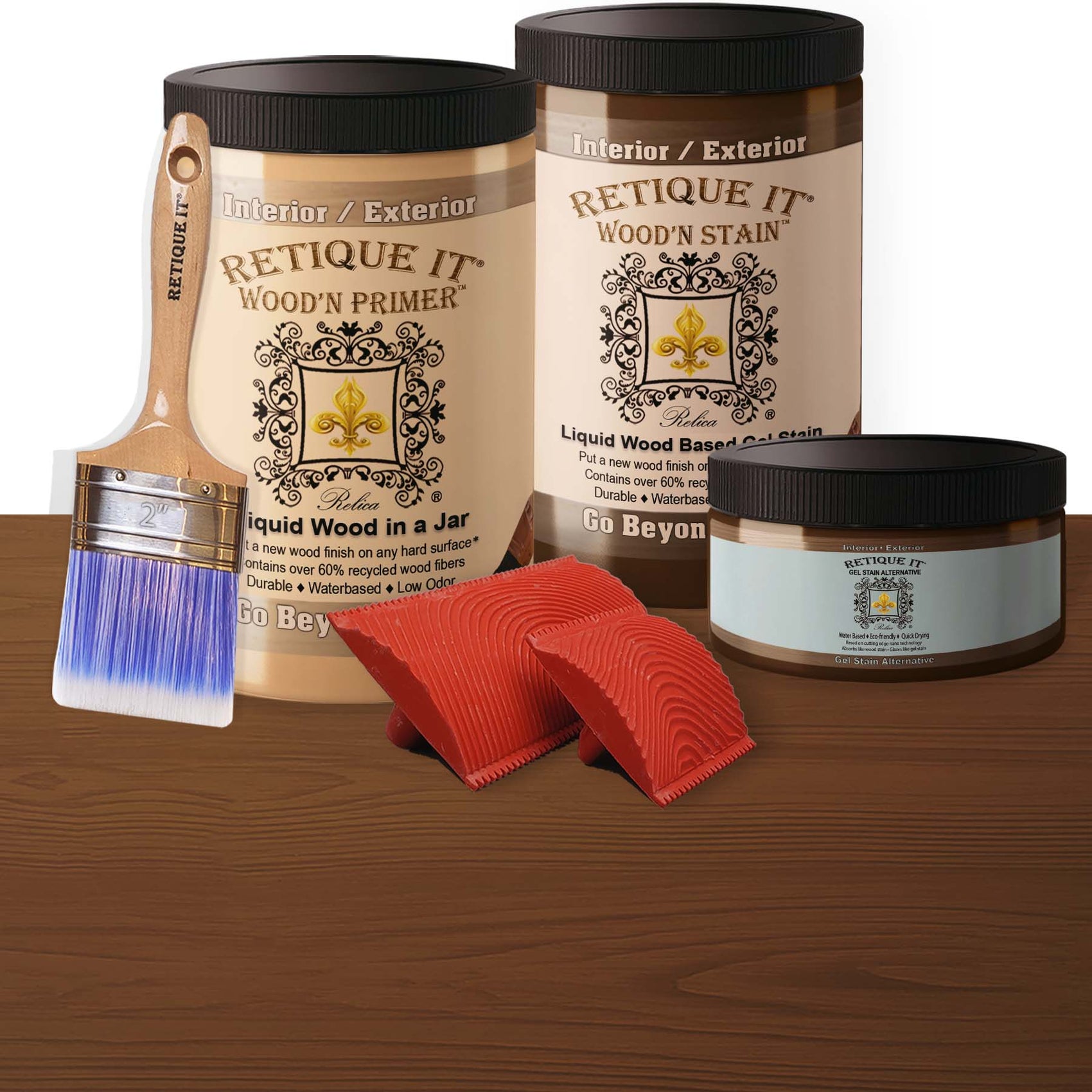 Wood'n Finish Cabinet Kit (Grained) - Dark Oak | Retique It® Shop