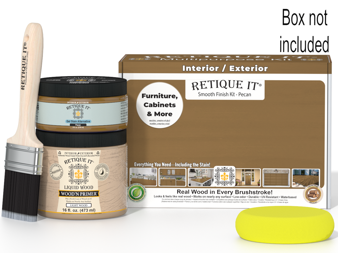 Multi-purpose Smooth Finish Kit (Med) - Pecan