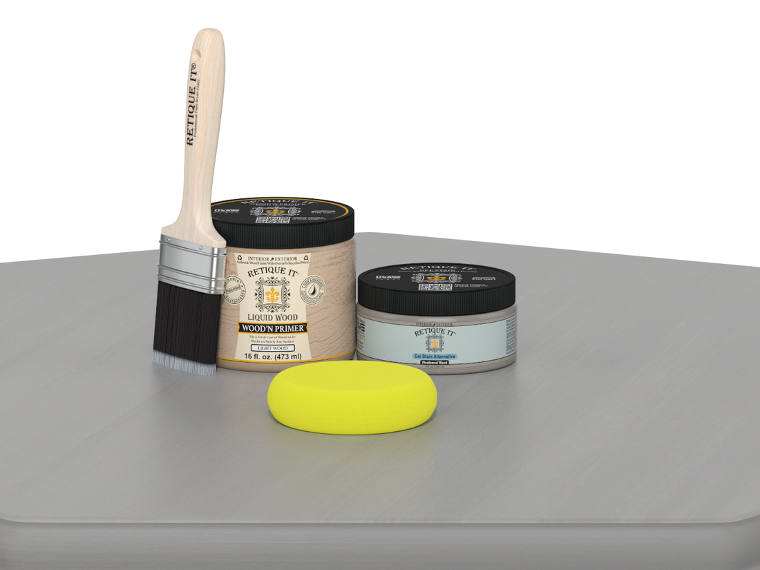 Multi-purpose Smooth Finish Kit (Med) - Weathered Wood | Retique It®