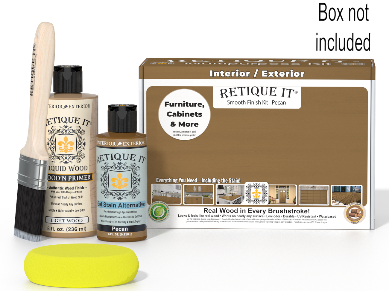 Multi-purpose Smooth Finish Kit - Pecan