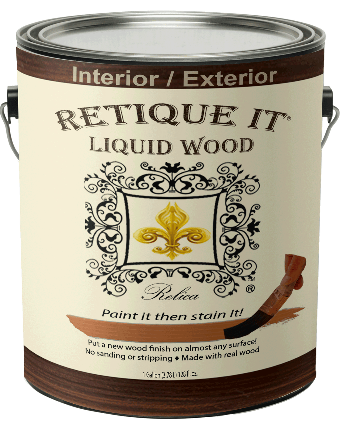 Retique It Liquid Wood - Light Wood Half Pint (8oz) - Paint It Then ...
