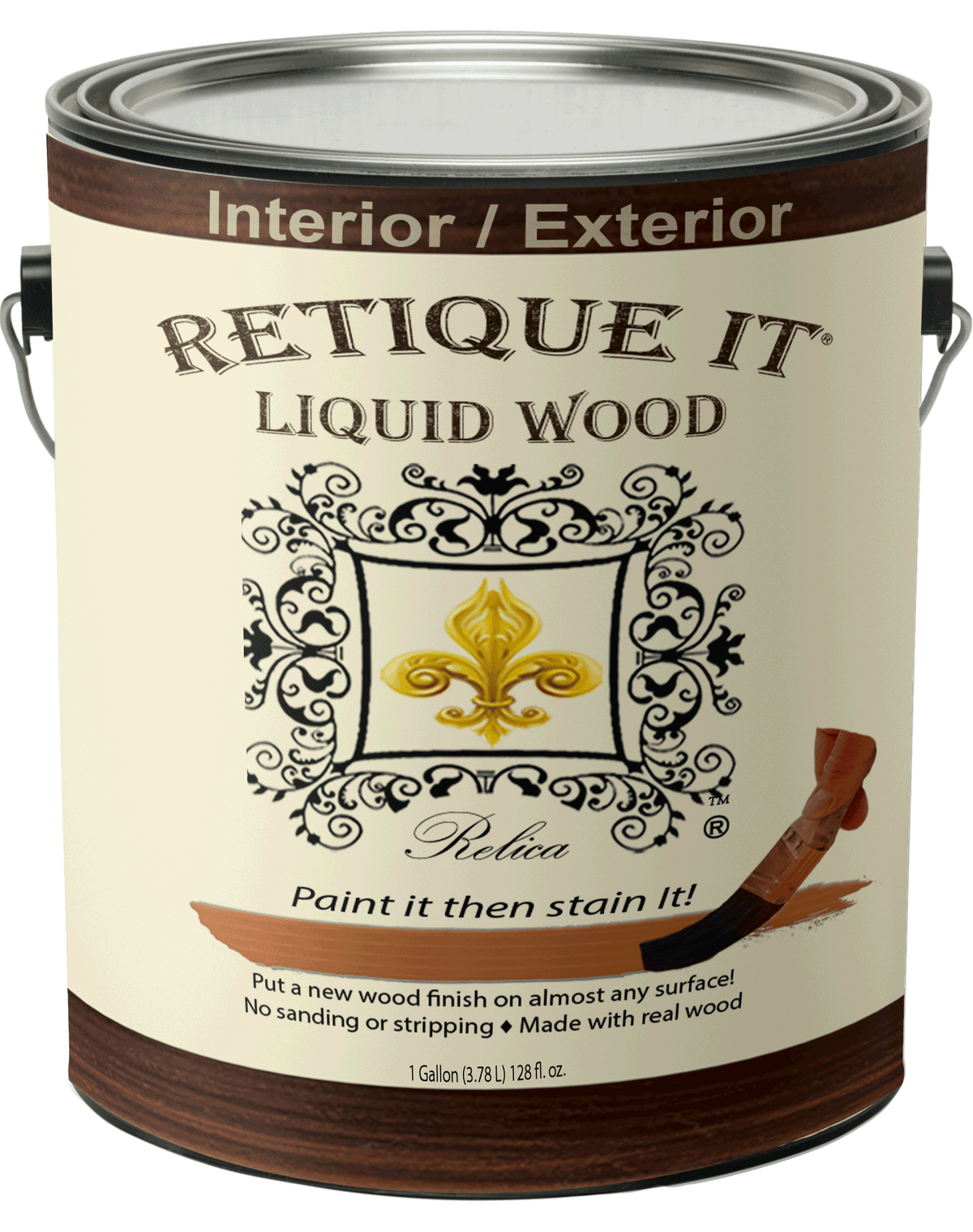 Retique It Liquid Wood - Light Wood Half Pint (8oz) - Paint It Then ...