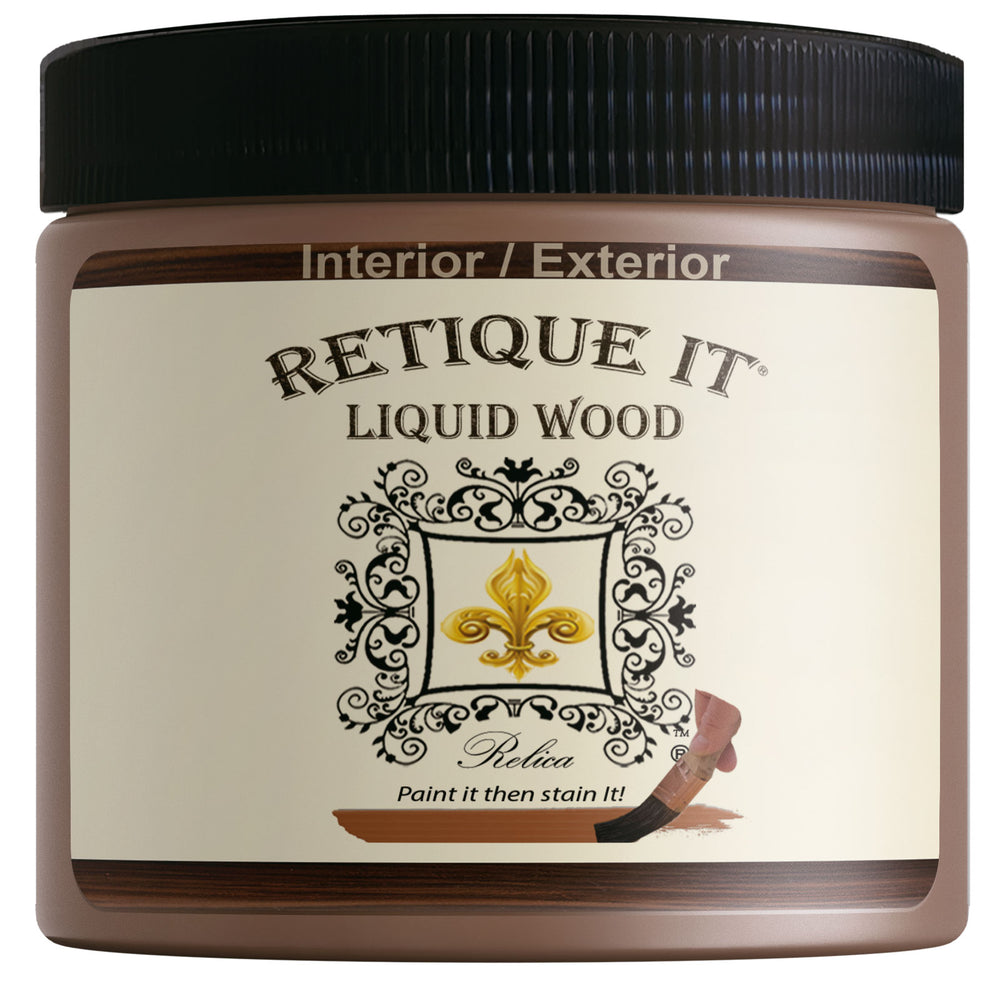 Retique It Liquid Wood - Light Wood Half Pint (8oz) - Paint It Then ...