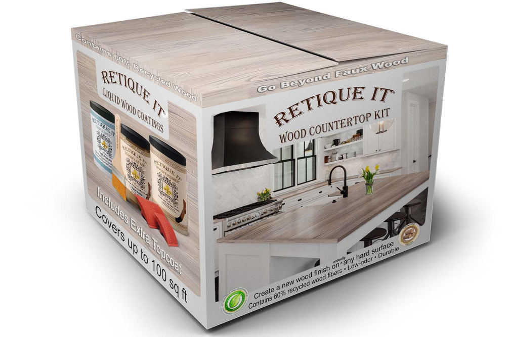 Wood'n Finish Full Kitchen Countertop Kit - French Oak | Retique It® Shop