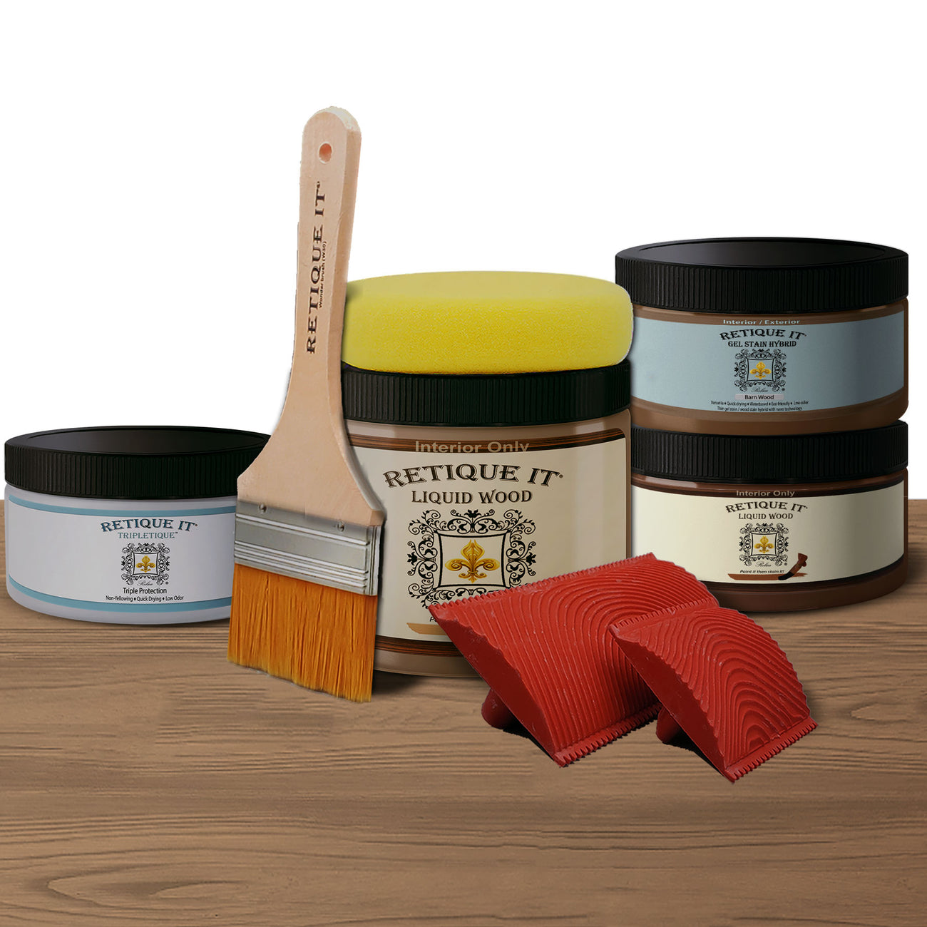 Rustic Finish Kit - Barn Wood | Retique It® Shop