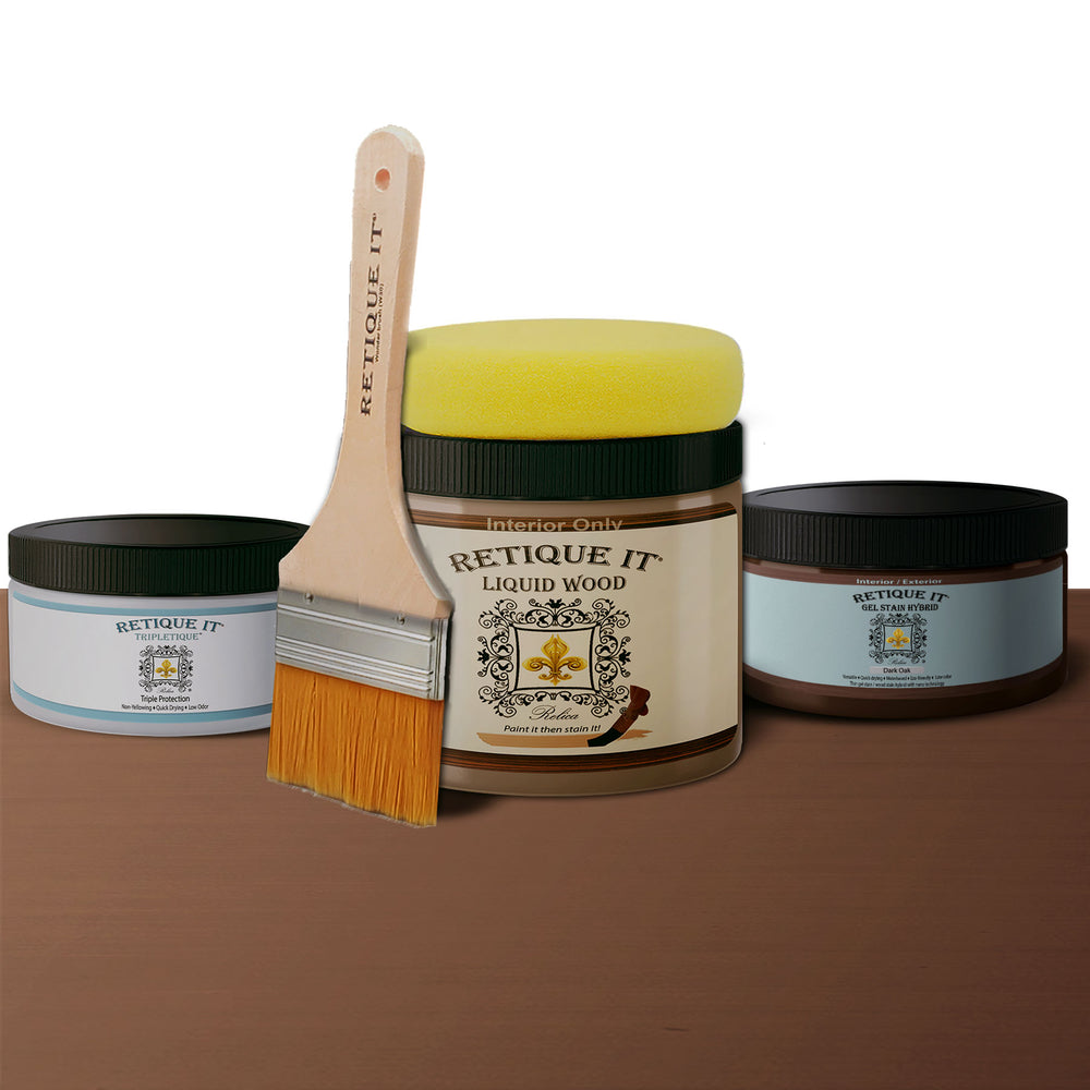 Smooth Finish Kit - Dark Oak | Retique It® Shop