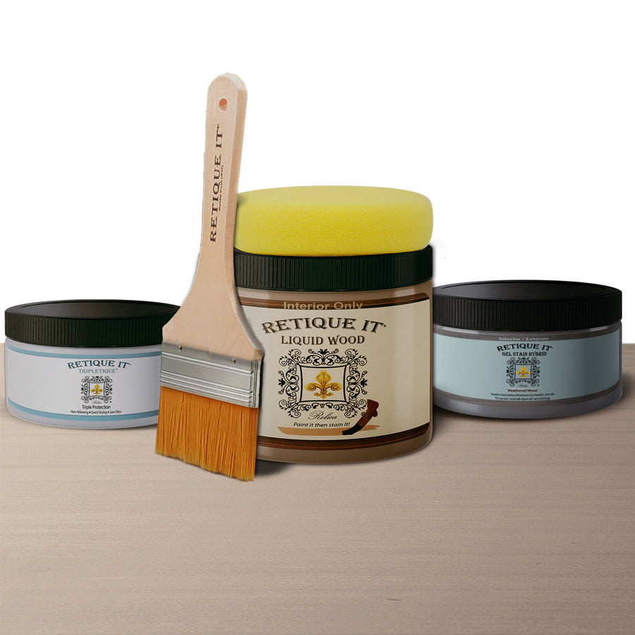 Smooth Finish Kit - Weathered Wood | Retique It® Shop