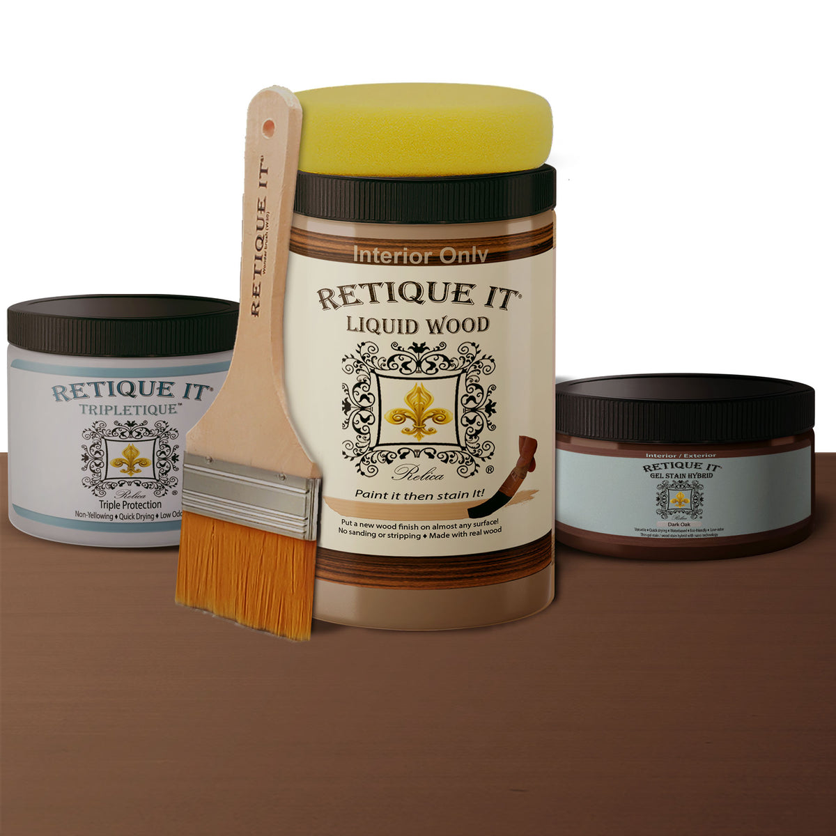 Smooth Finish Kit - Dark Oak | Retique It® Shop