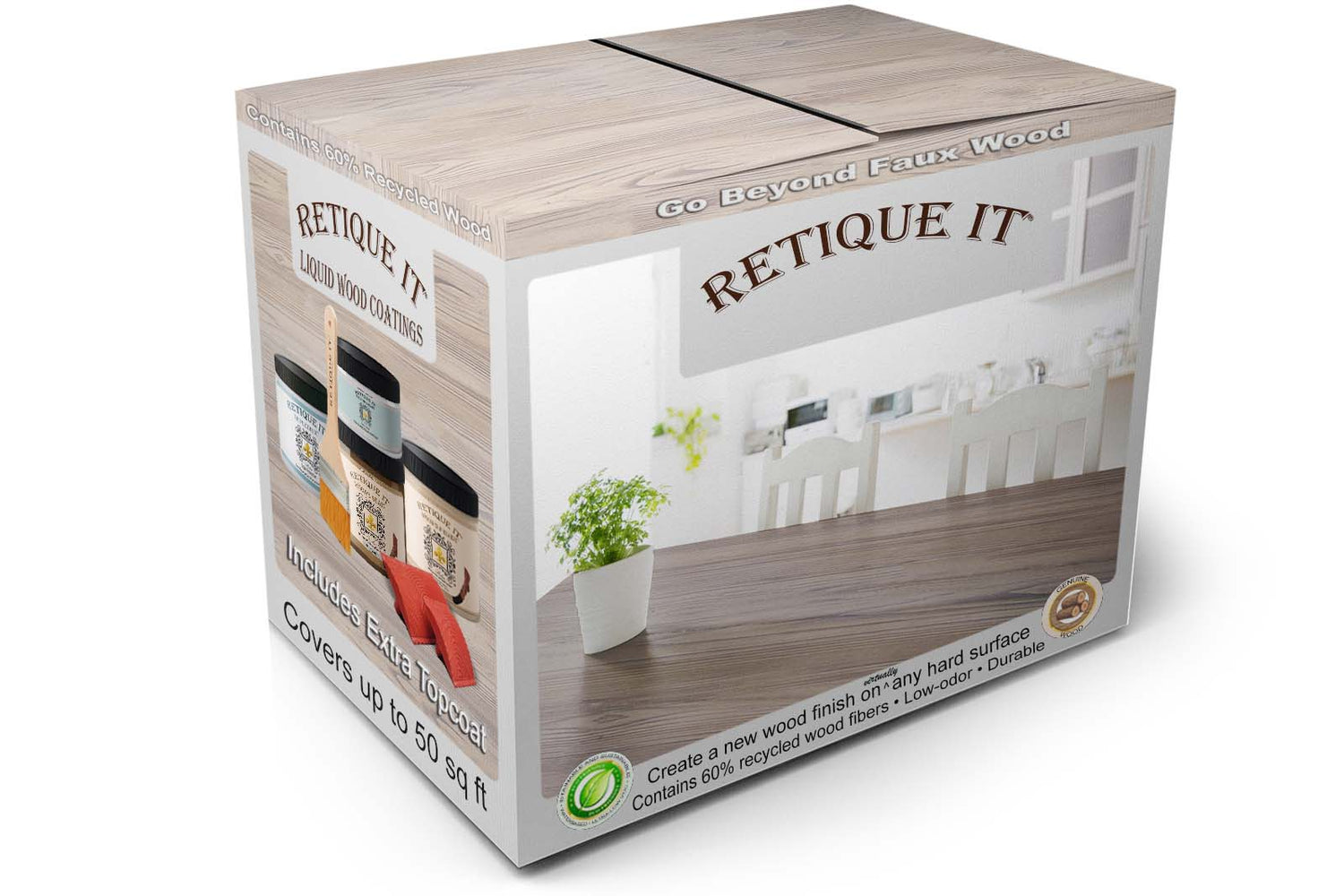 Wood'n Finish Tabletop Kit - French Oak | Retique It® Shop