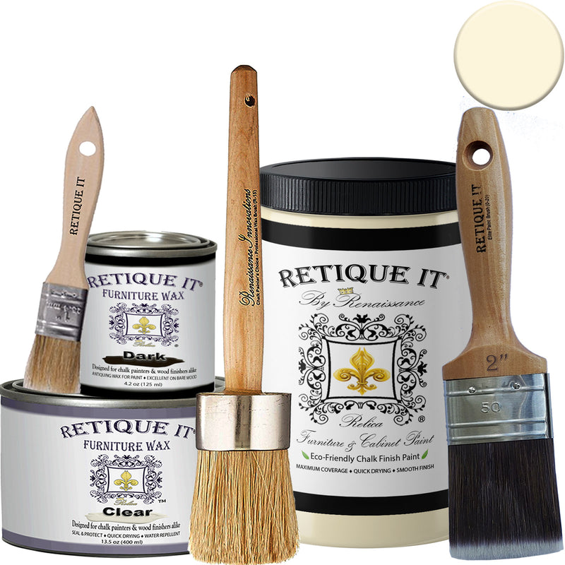 Renaissance Chalk Finish Paint - Gypsum | Retique It® Shop